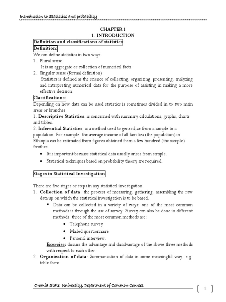 2021 Introduction To Basic Statistics-1 PDF | PDF | Statistics | Level ...