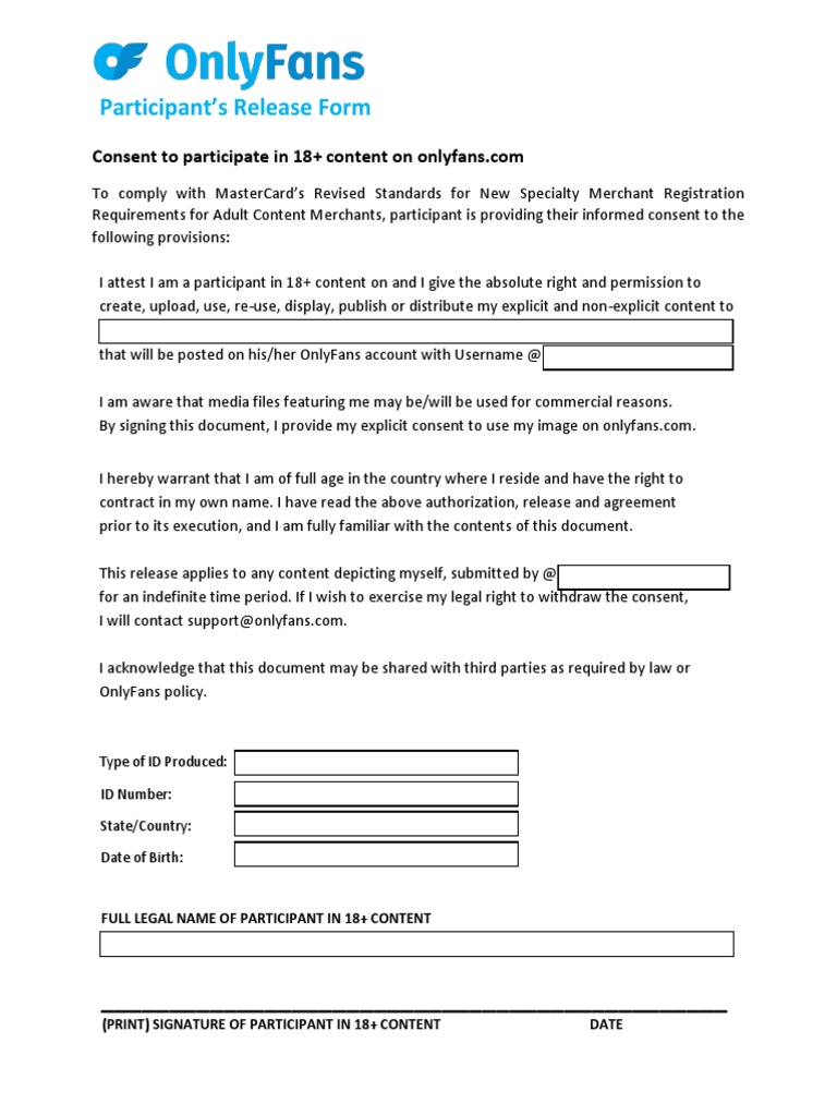 OF Release Form | PDF