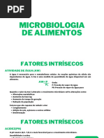 Fatores Intrínsecos e Extrínsecos | PDF | Microrganismo | Bactérias