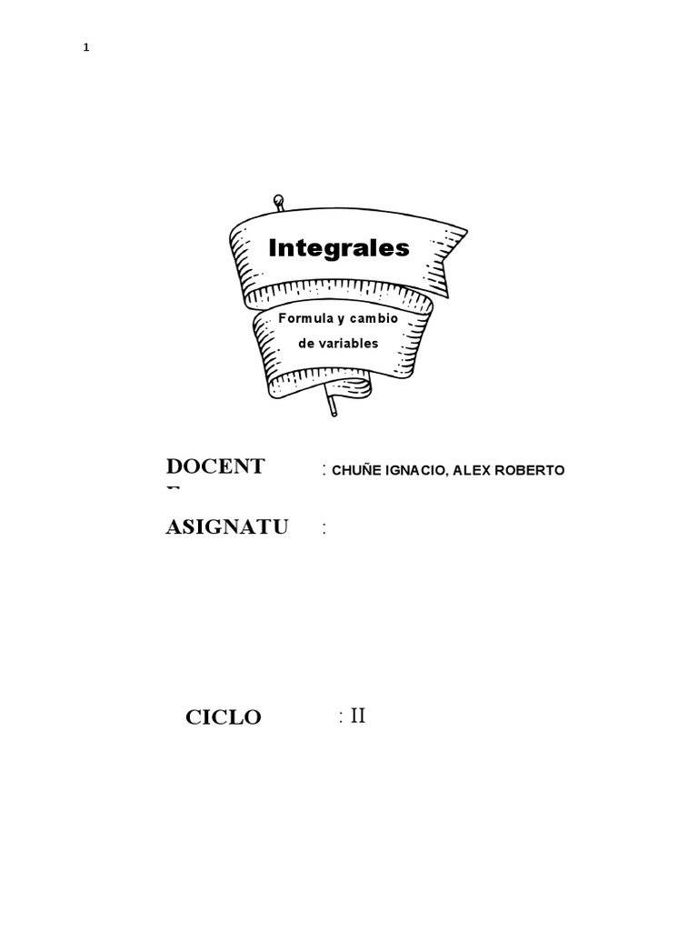 Integrales: Reglas y Ejercicios Resueltos | PDF | Integral | Lógica ...