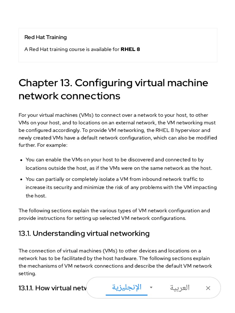 Chapter 13. Configuring Virtual Machine Network Connections Red Hat ... Chapter 13. Configuring Virtual Machine Network Connections Red Hat ...