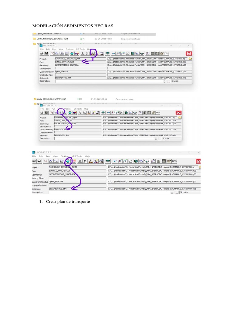 Modelación Sedimentos Hec Ras | PDF