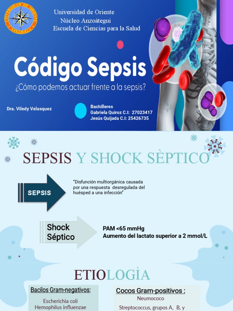 Sepsis y Shock Septico | PDF | Septicemia | Medicina CLINICA