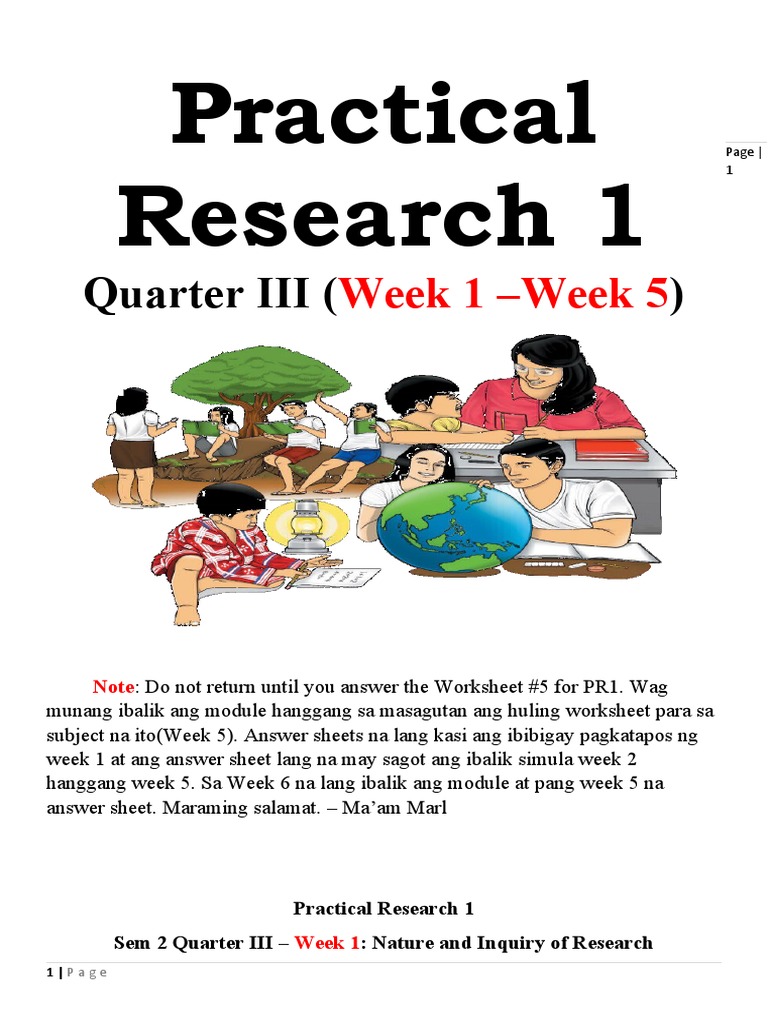 Practical Research 1 Revised Module | Download Free PDF | Methodology ...