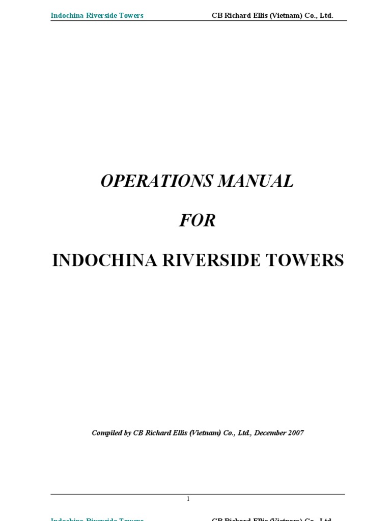 Building Operations Manual | PDF | Property Management | Lease