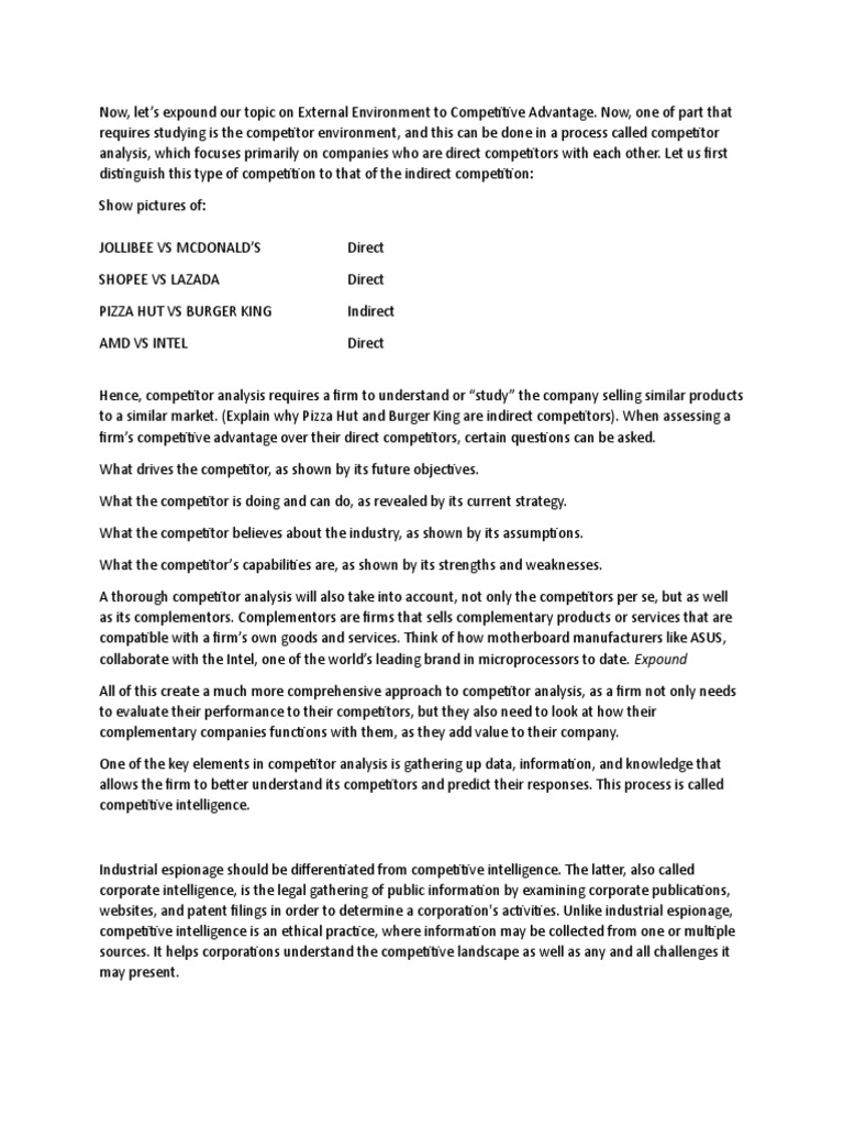 BM Core Presentation Script | Download Free PDF | Competitive Advantage | Intel