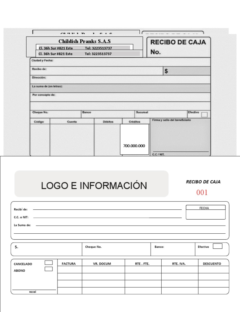 Lista 98 Imagen De Fondo Que Es Un Recibo De Caja Actualizarrecibo De Ingreso
