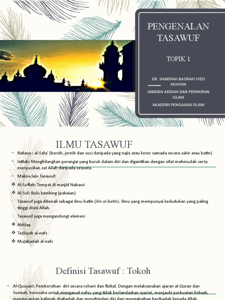 Pengenalan Ilmu Tasawuf Pdf