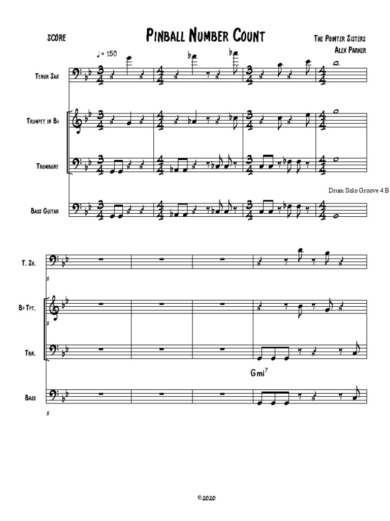 Pinball Number Count Score | PDF