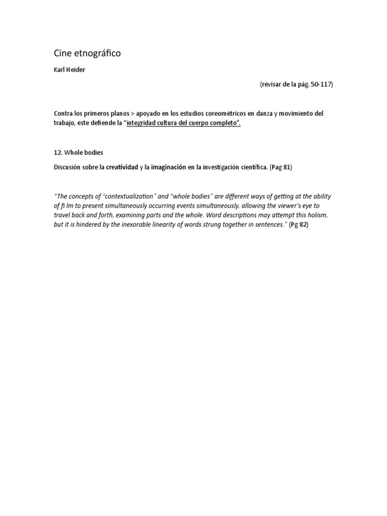 Cine Etnográfico. Karl Heider | PDF | Ciencias sociales | Religión y ...