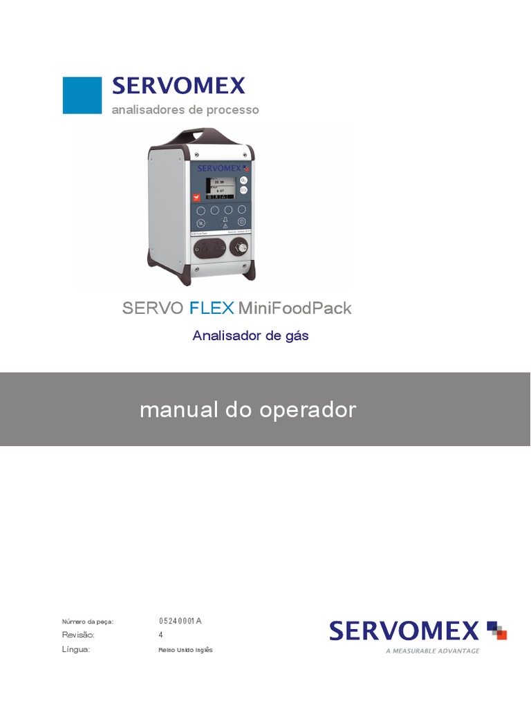Servomex en PT PDF | PDF | Oxigênio | Temperatura