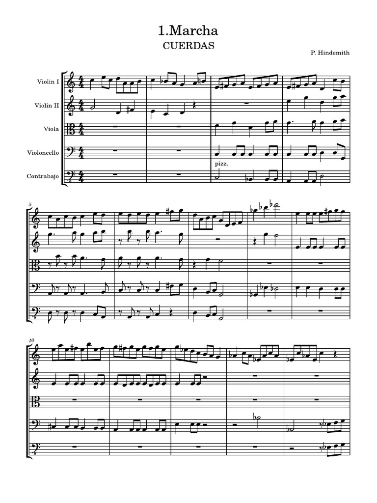 1 Marcha PDF | PDF | Musical Instruments | Baroque Music