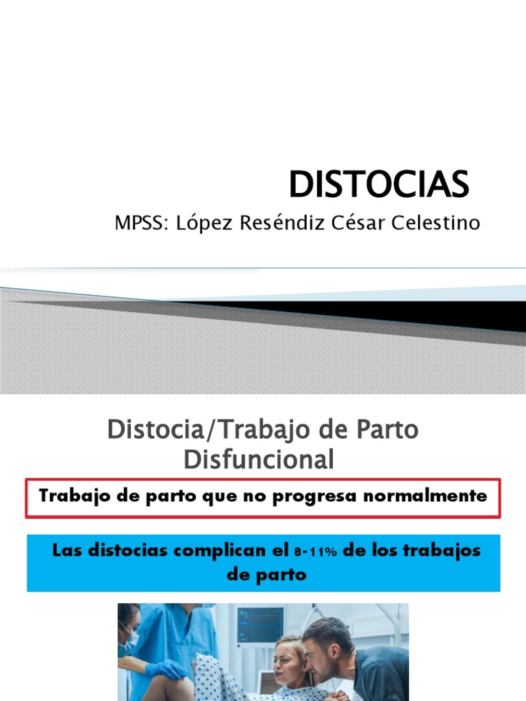 Distocias y Parto Vaginal Instrumentado | PDF | Parto | El embarazo