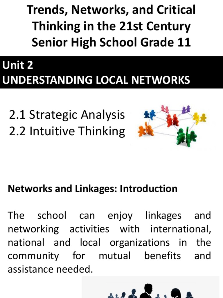 Unit 2 Understanding Local Networks | PDF | Family | Swot Analysis