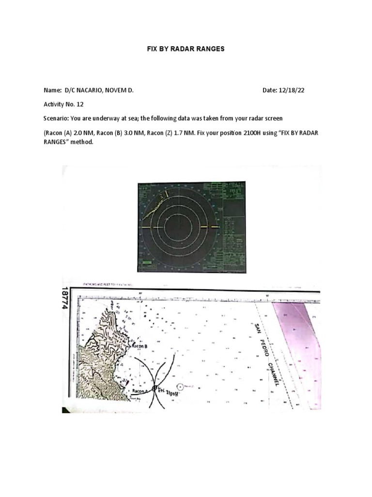 Radar Ranges | PDF