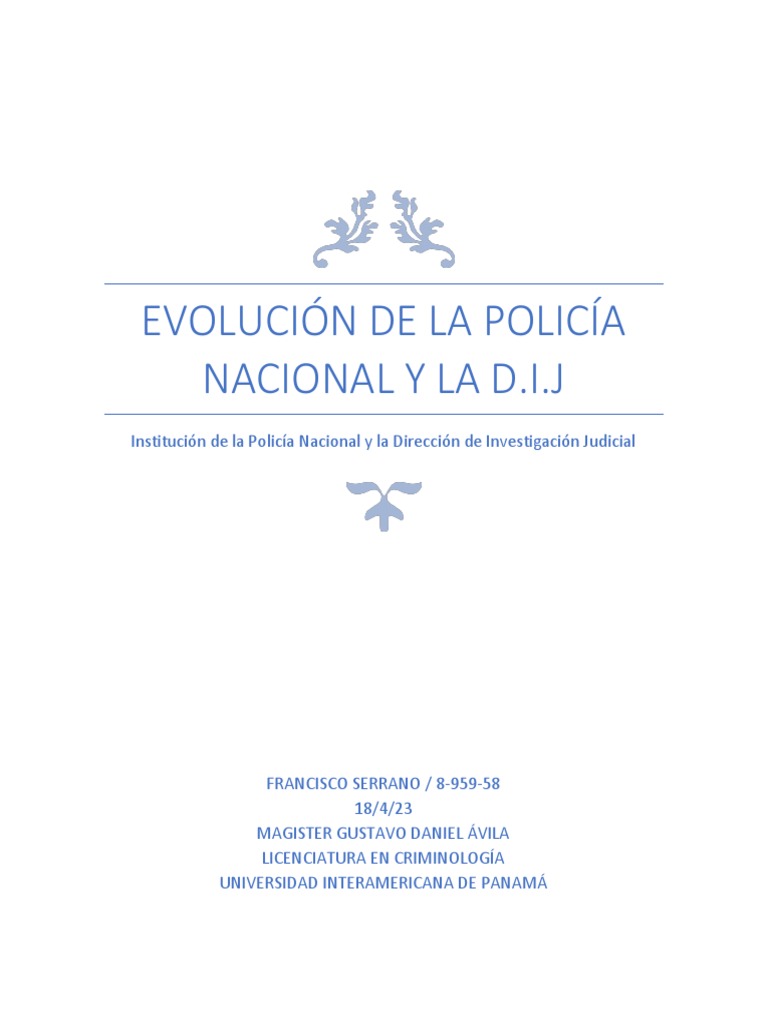 Evolución de La Policía Nacional y La D | PDF | Policía | Seguridad ... Evolución de La Policía Nacional y La D | PDF | Policía | Seguridad ...