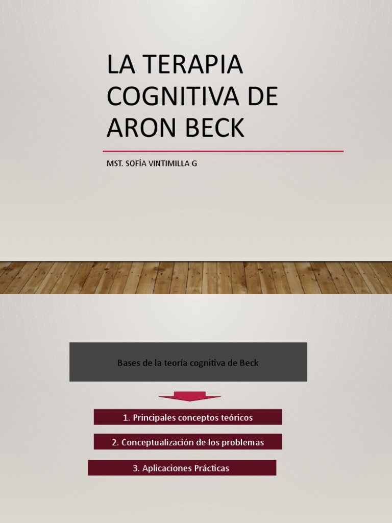 Terapia de Beck y Ellis | PDF | Terapia racional de comportamiento ...