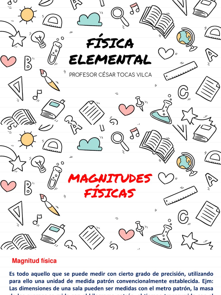 2. MAGNITUDES FÍSICAS | PDF | Masa | Física