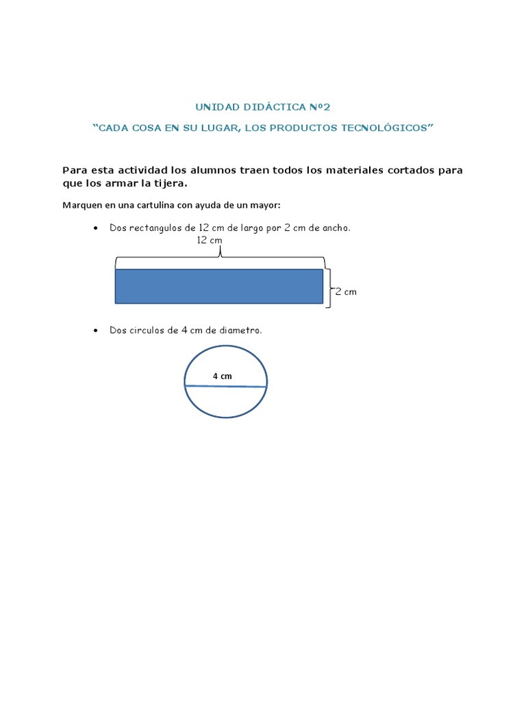 Unidad 2 - Primer Grado - 2022 | PDF