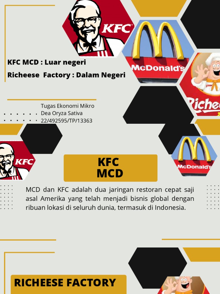 KFC dan MCD: Dominasi Fast Food Global | PDF