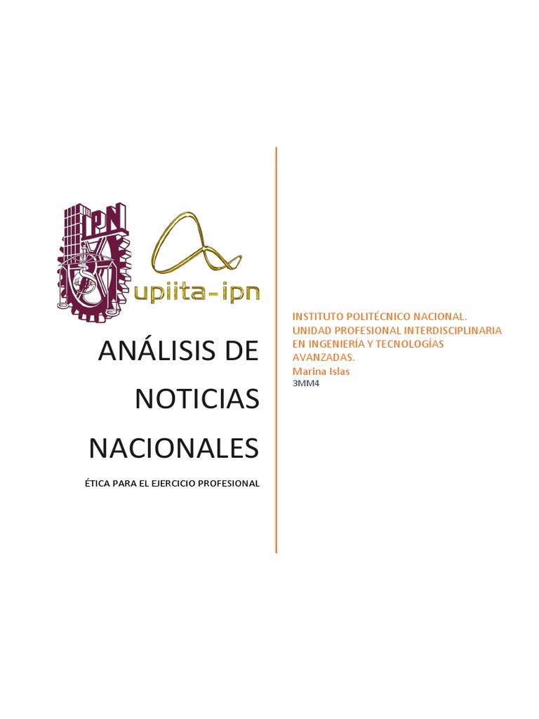 Análisis de noticias ejemplo | PDF