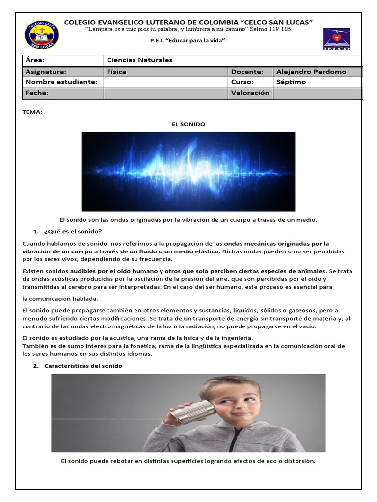 Guía Sobre El Sonido | PDF | Sonido | Olas