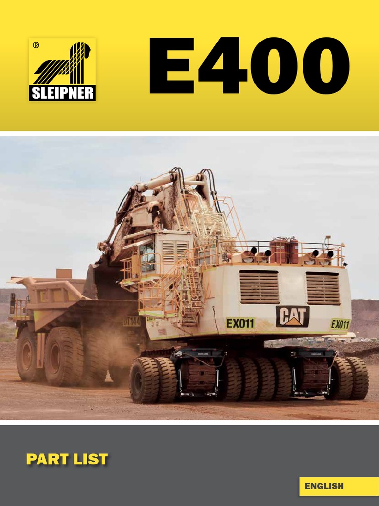 Sleipner E400 Part List 175 001 | PDF | Screw | Washer (Hardware)