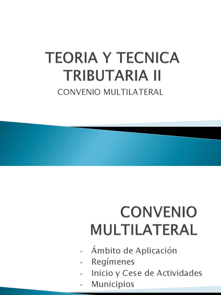 Convenio Multilateral 2022 | PDF | Impuestos | Jurisdicción