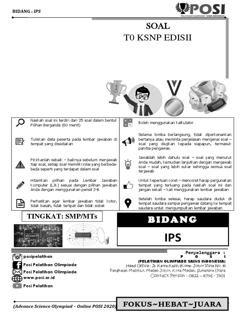 (To KSNP 2) - Soal Ips | PDF