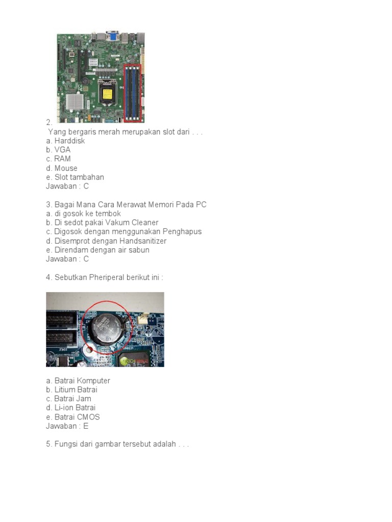 Soal PAT Kls X PAT (Komputer Dan Jaringan Dasar) | PDF