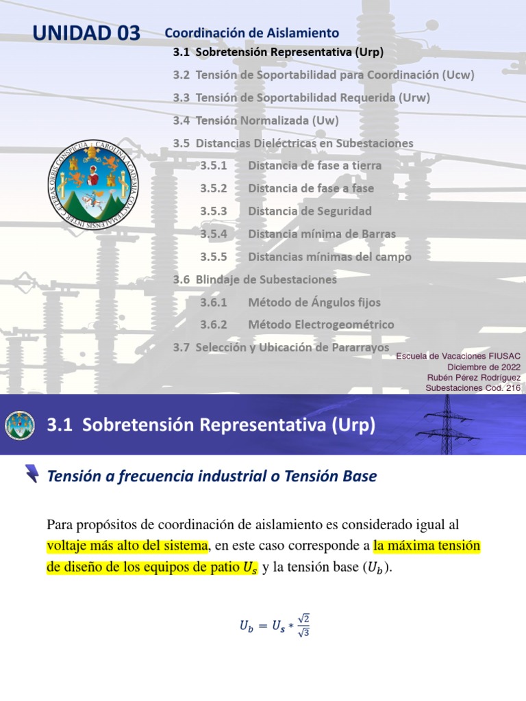 Coordinación de Aislamiento en Subestaciones | PDF | Carga eléctrica | Átomos