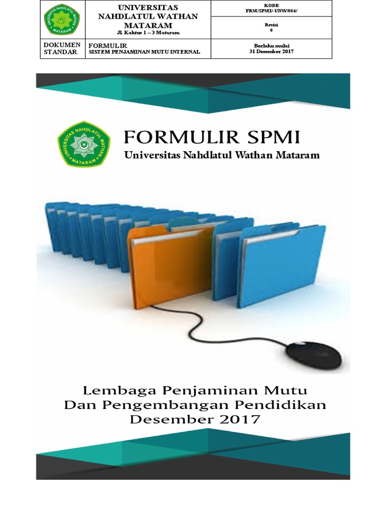 FORMULIR SPMI Ok2 | PDF