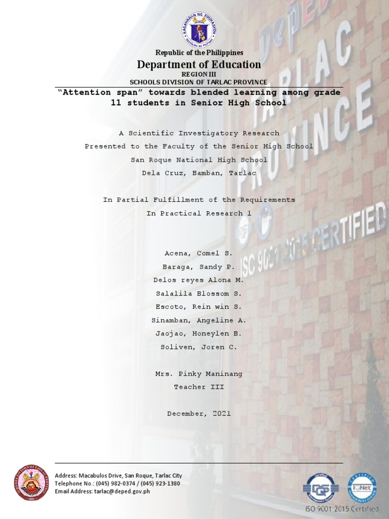 Chapter Iii Group 6 11 Humss 2 | PDF | Qualitative Research | Survey Methodology