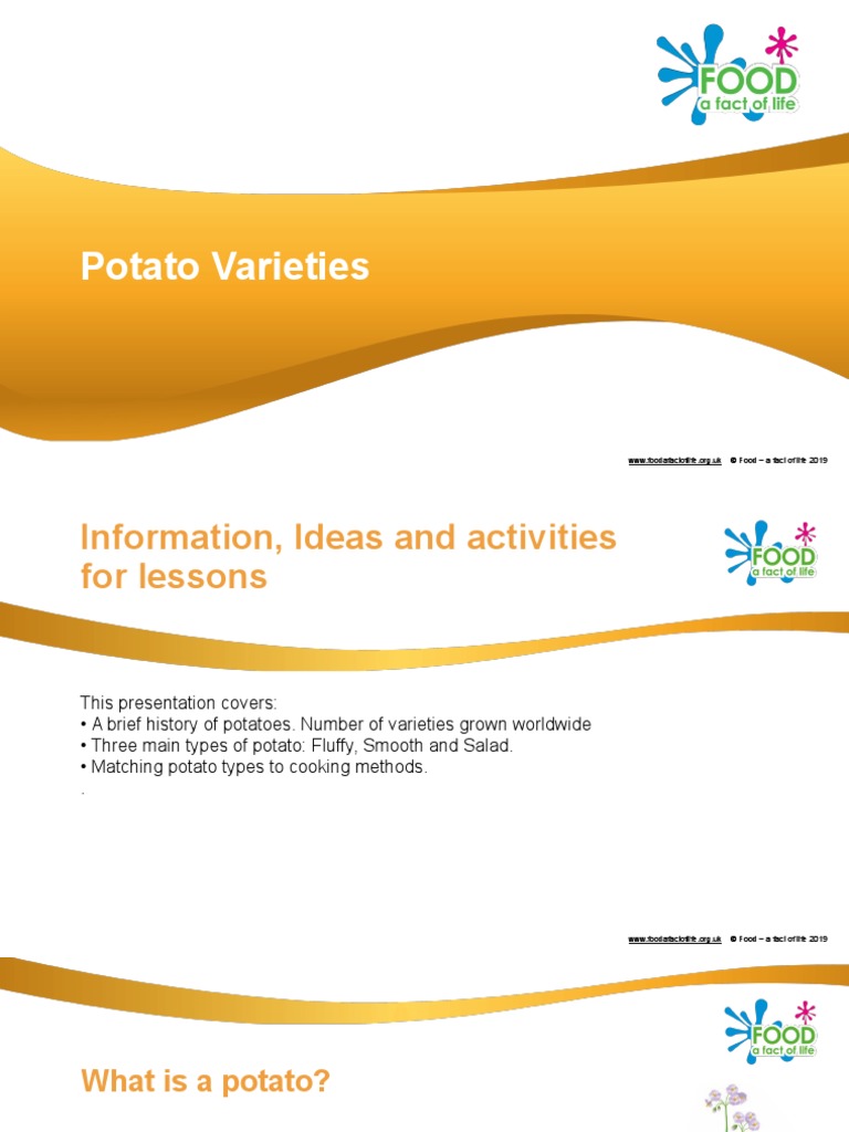 Understanding Potato Varieties | PDF | Potato | Cooking