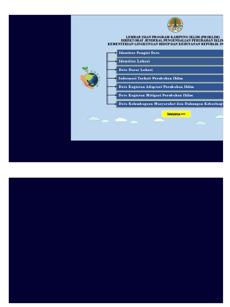 Lembar - Isian - Proklim - SRN - Ppi - Upload - 2022 - Sarimulya | PDF