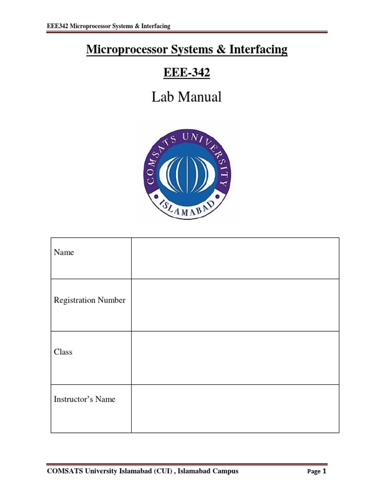 EEE342 MP Lab Manul Rev 5.1 PDF | PDF | Arduino | Microcontroller