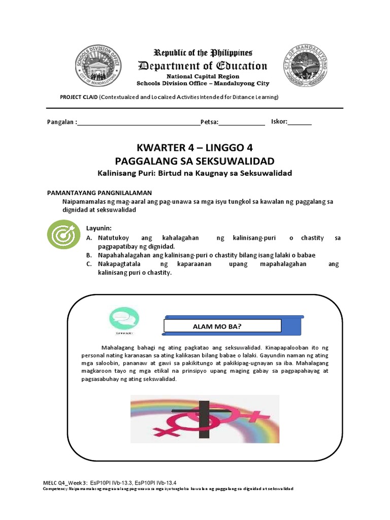 EsP10 Q4 Week 4 | PDF