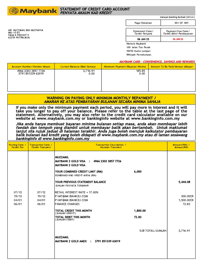 Maybank Card - Convenience, Savings and Rewards: Malayan Banking Berhad ...