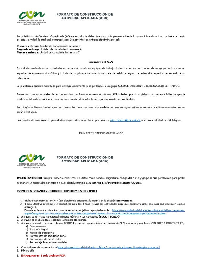 Aca Electiva Complementaria 1 | PDF | Salario