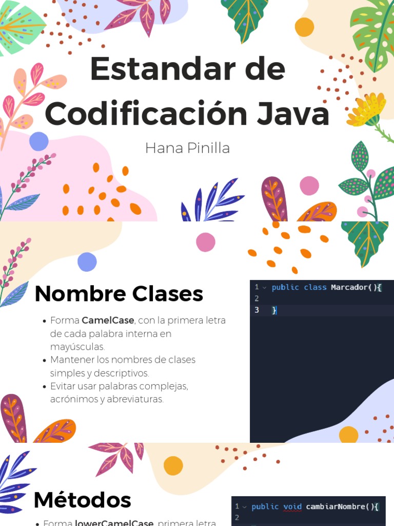 Estandar de Codificación Java | PDF