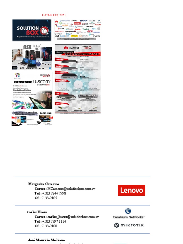 Catalogo 4-Abril | PDF | Solid State Drive | Manufactured Goods