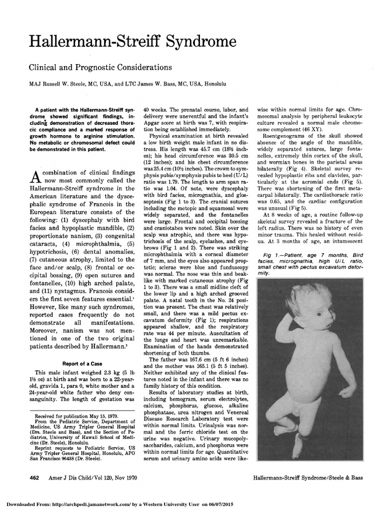 HSS Clinical Pronostic Consideration | PDF | Blood Plasma | Heart