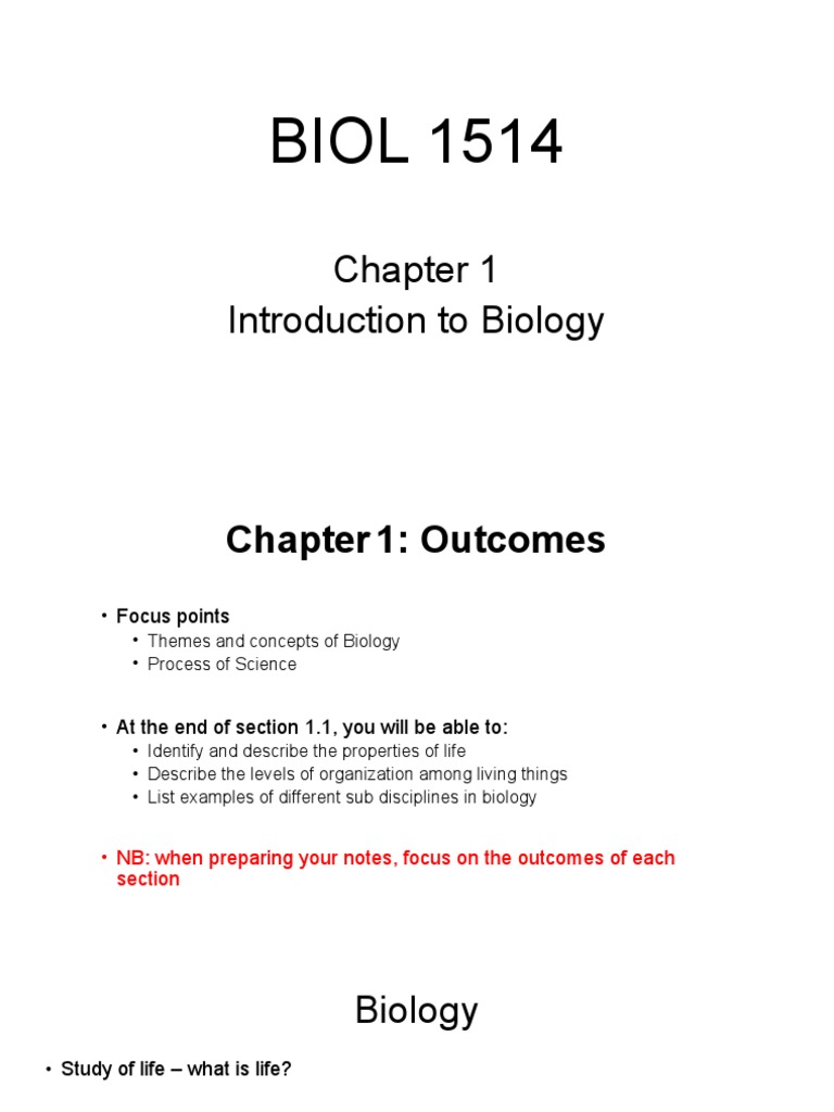 BIOL1514 Lecture Slides Chapter 1 and 2 - 2023 | PDF | Atomic Nucleus ... BIOL1514 Lecture Slides Chapter 1 and 2 - 2023 | PDF | Atomic Nucleus ...