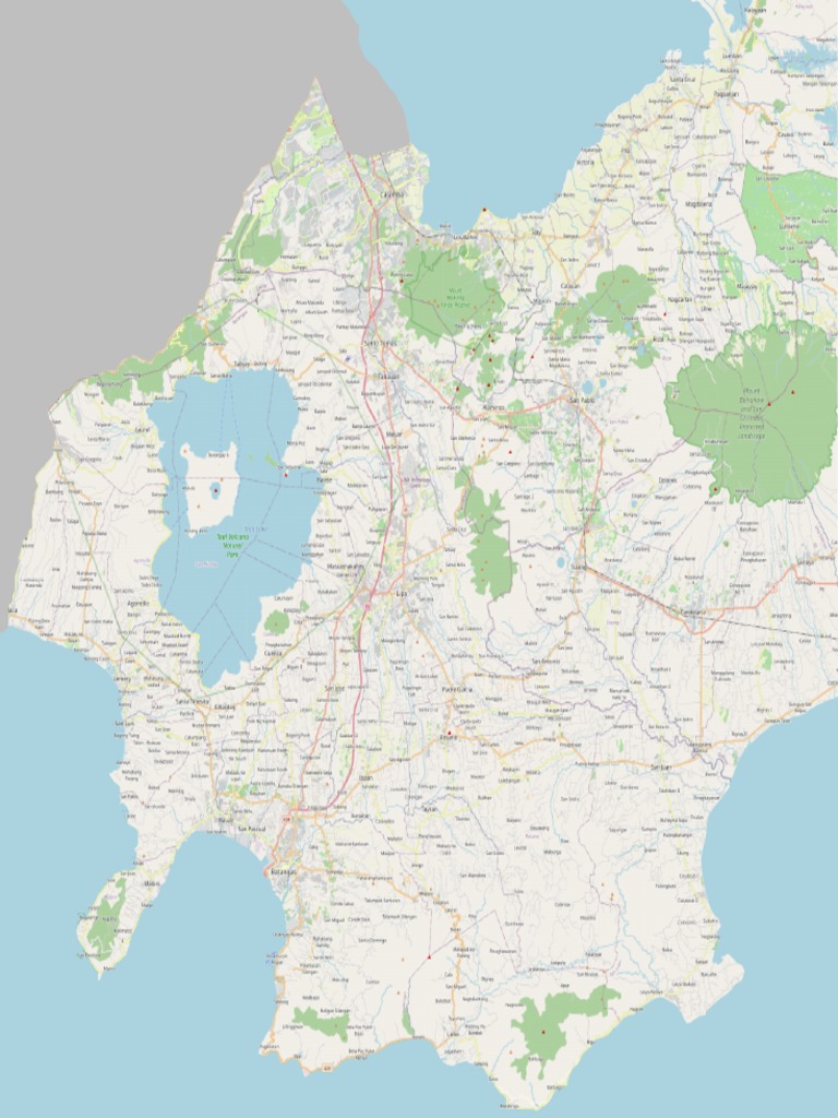 Map Laguna To Batangas | PDF