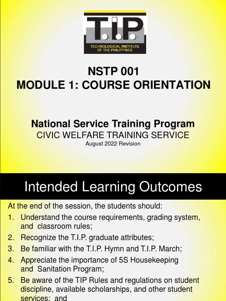 NSTP 1 Module 1 | PDF | Psychology | Cognitive Science