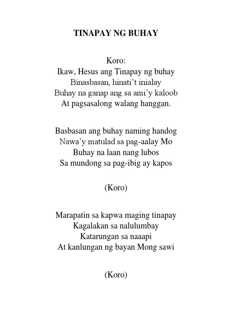 Tinapay NG Buhay PDF | PDF