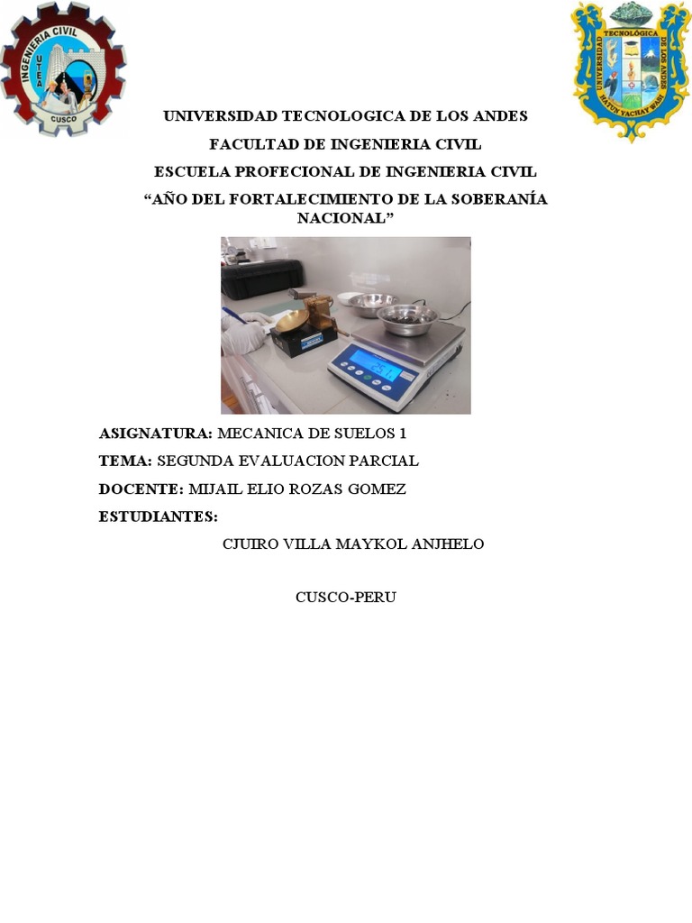 Parcial 2 de Suelos | PDF