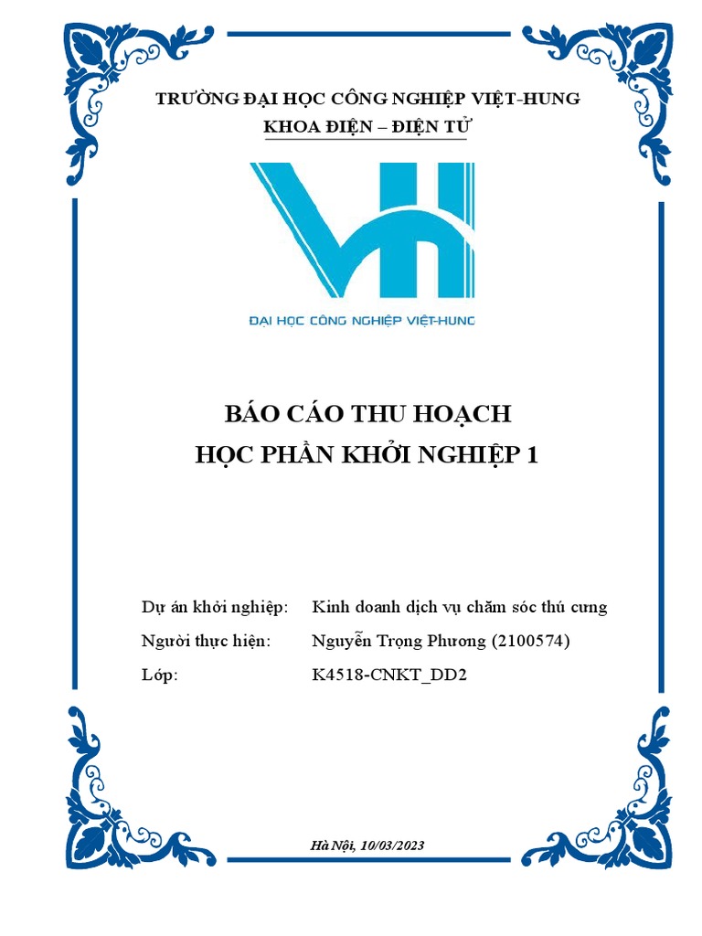 BÁO CÁO THU HOẠCH-NGUYỄN TRỌNG PHƯƠNG-MSV 2100574 | PDF