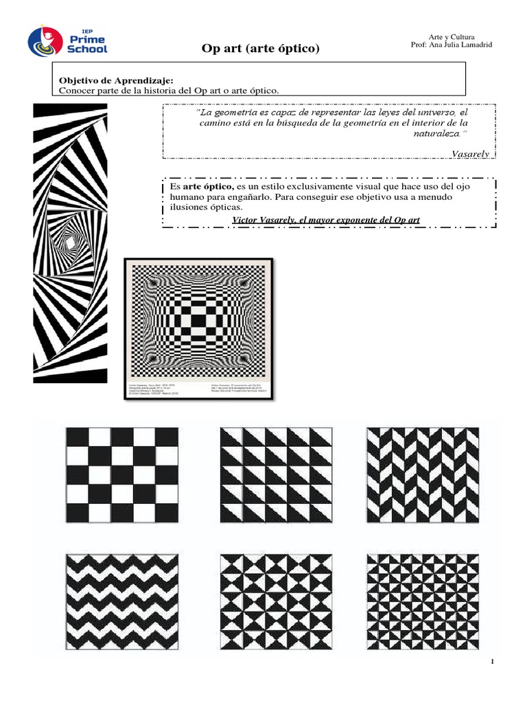 Historia del Op Art | PDF