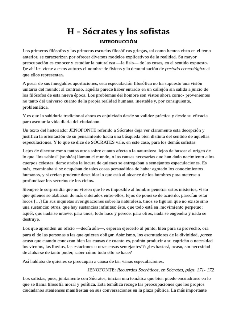 Sofistas | PDF | Verdad | Platón